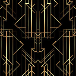 Art deco vintage patterns and frames retro party Vector Image