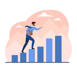 Chart Going Up Vector Images (over 810)