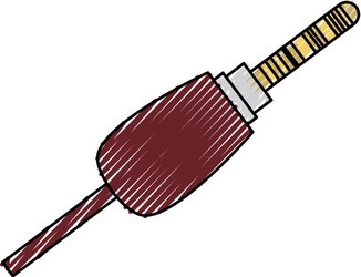 Music plug isolated Royalty Free Vector Image - VectorStock