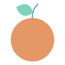 Orange icon Royalty Free Vector Image - VectorStock