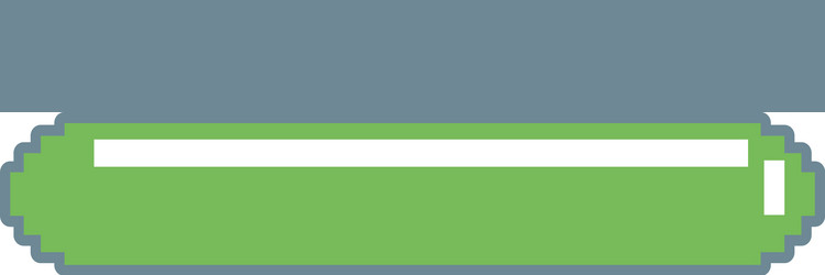 Pixel video game health bar hearts Royalty Free Vector Image