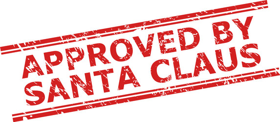 Santa Stamp Approved Vector Images (over 150)