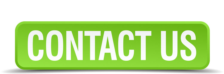 Contact us green round flat isolated push button Vector Image