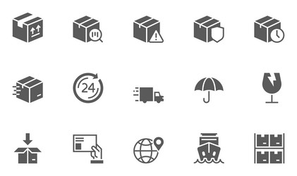 Shipping Icons Vector Images (over 330,000)