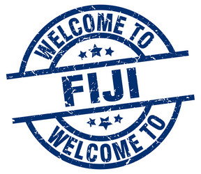 Welcome to fiji Royalty Free Vector Image - VectorStock
