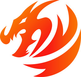 Rising phoenix logo Royalty Free Vector Image - VectorStock