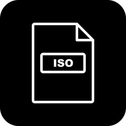 Iso icon Royalty Free Vector Image - VectorStock