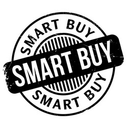Smart buy rubber stamp Royalty Free Vector Image