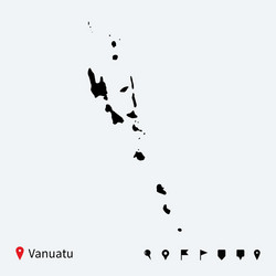 Vanuatu Map Outline Vector Images (over 100)