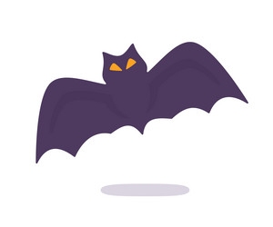 Vampire bat cartoon scary ghost blood Royalty Free Vector