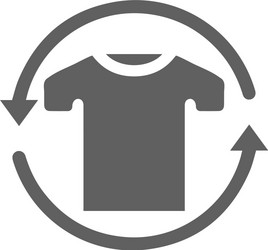 Clothing size guide icon graphics Royalty Free Vector Image