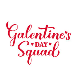 Cupid squad calligraphy lettering funny Royalty Free Vector