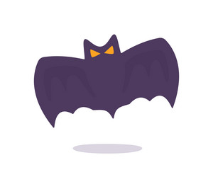 Vampire bat cartoon scary ghost blood Royalty Free Vector