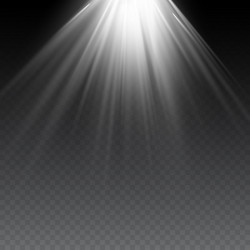 Spotlight light effecthorizontal stellar Vector Image