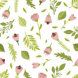 Seamless floral pattern spring summer Royalty Free Vector