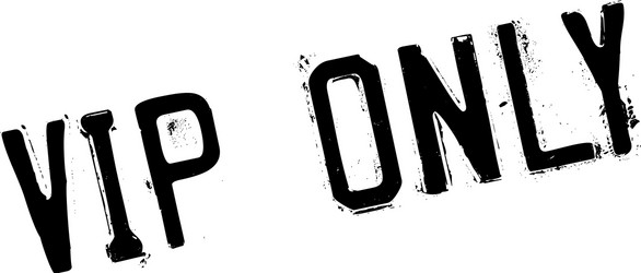 Vip only rubber stamp Royalty Free Vector Image