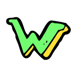 Letter W Cartoon Vector Images (over 1,200)