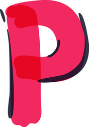 P Letter Brush Paint Stroke Vector Images (over 150)