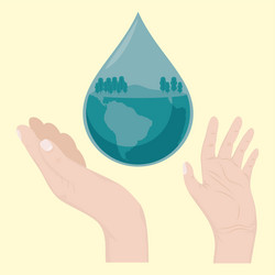 Drop Hand Save Water Vector Images (over 2,800)