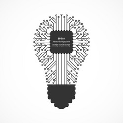 Microchip flat concept Royalty Free Vector Image
