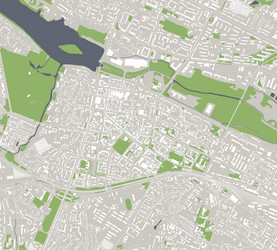 Map of the city khmelnytskyi ukraine Royalty Free Vector