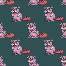 Crazy Beaver Cartoon Vector Images (36)