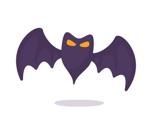 Vampire bat cartoon scary ghost blood Royalty Free Vector