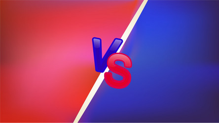 Versus sign neon style isolated Royalty Free Vector Image