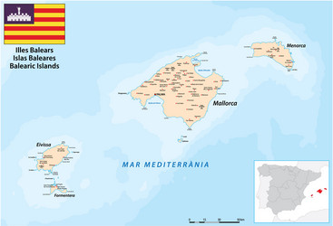 Mallorca Outline Map Vector Images (36)