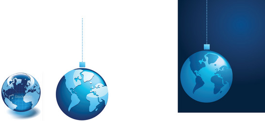 A folded world map with magnifying lens Royalty Free Vector