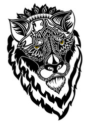 Aztec Lion Head Vector Images (53)