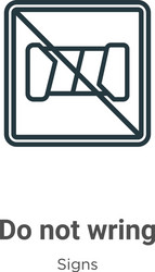 Do not Tumble Dry Icon Vector Images (70)