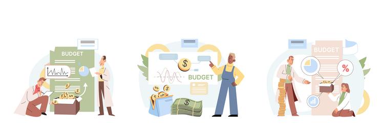 Budget Infographic Vector Images (over 7,100)