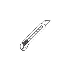 Cutter knife icon Royalty Free Vector Image - VectorStock