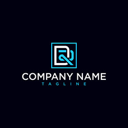 Rc cr initial logo luxury design inspiration Vector Image