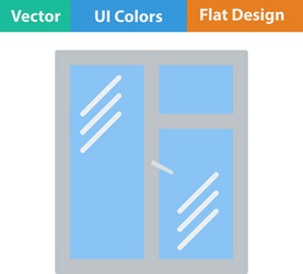 Close window frame icon cartoon style Royalty Free Vector