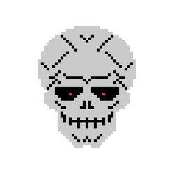 8 Bit Skull Vector Images (over 240)