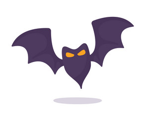 Vampire bat cartoon scary ghost blood Royalty Free Vector