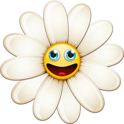 Cartoon flower Royalty Free Vector Image - VectorStock