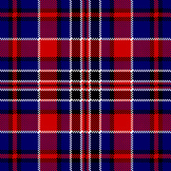 Red blue white check texture seamless pattern Vector Image