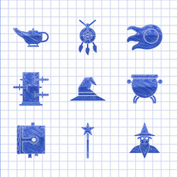 Genie Wizard Magician Vector Images (over 510)