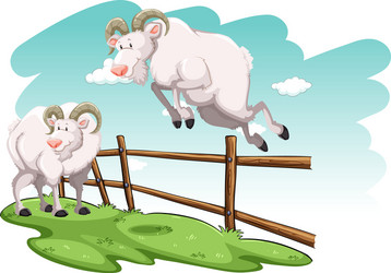 A goat Royalty Free Vector Image - VectorStock