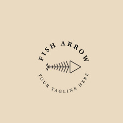 Podcast old microphone line art logo icon Vector Image