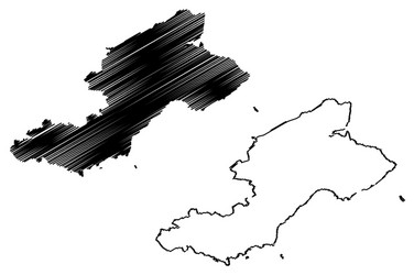 Fife map Royalty Free Vector Image - VectorStock