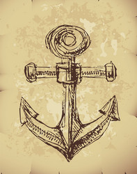 Distressed Anchor Vector Images (over 100)