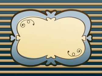 Wooden picture frame Royalty Free Vector Image