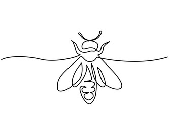 Bee Line Drawing Vector Images (over 5,500)