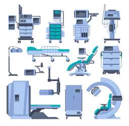 Medical diagnostic equipment hospital healthcare Vector Image