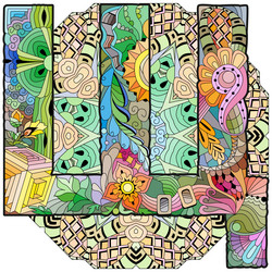 Russian alphabet cyrillic capital letter shch Vector Image