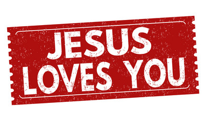 Jesus loves you and so do i Royalty Free Vector Image